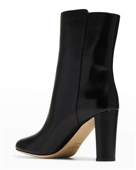 Jimmy Choo Rina Pearly Button Ankle Booties Neiman Marcus