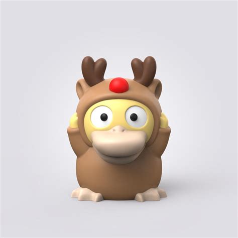 Christmas Psyduck 3d Model By Supercrazyprints On Thangs