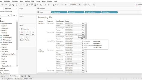 How To Remove Extra Column In Tableau Design Talk