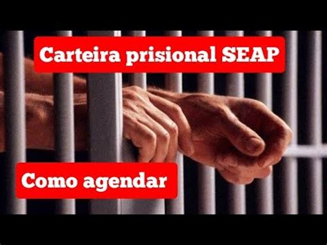 Como Agendar Acarteira De Visitante Prisional SEAP YouTube