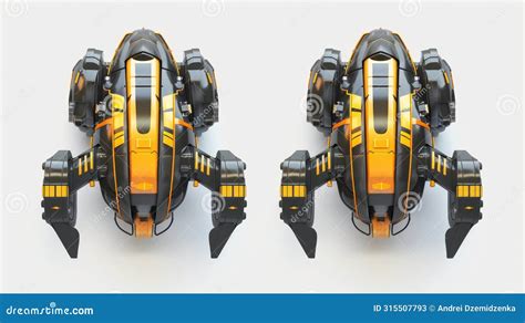 The Top Side And Bottom Views Are Of A Jetpack With Fire And Yellow