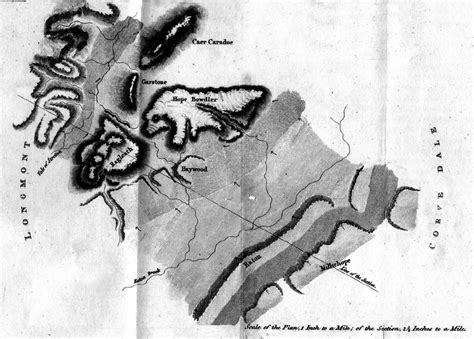 The Map And Line Of Section Of Aikins 1810 Proposals For A