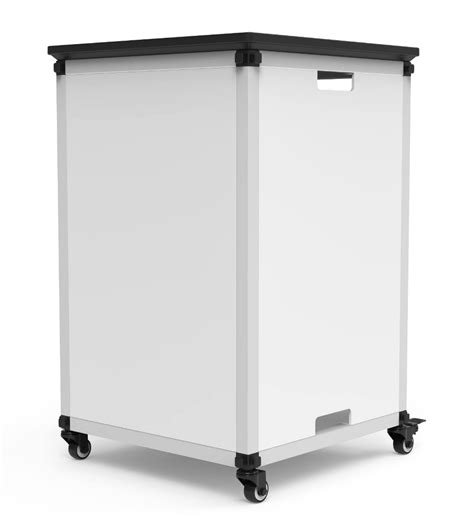 Luxor Workspaces Modular Classroom Bookshelf Narrow Module W Casters