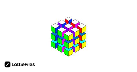 Free Rubiks Cube Animation Animation By Sm Rony Lottiefiles