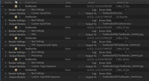 Frame Rendering Slower Than Mov Rendering Adobe Product Community