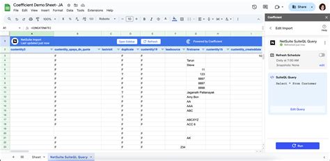 Netsuite Coefficient