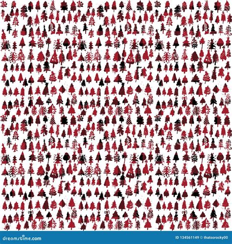 Christmas Texture Modern Classic Pattern Stock Illustration