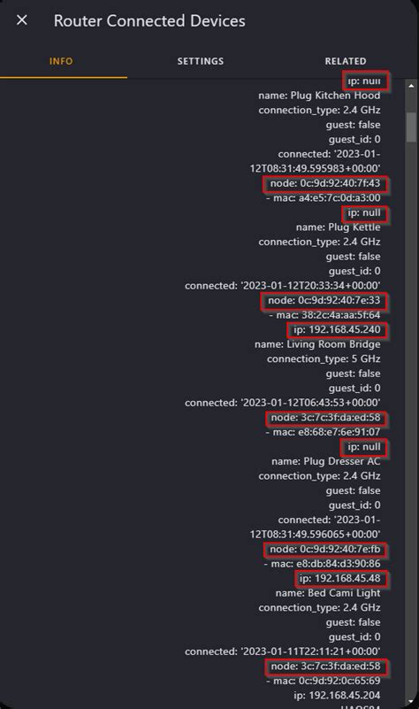 Bug Router Connected Devices Sensor Ip Of Devices Connected To Mesh