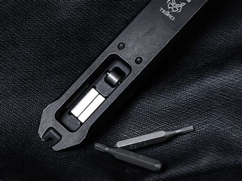 Muyi Cyber Mecha Titanium Fidget Slider Edc Multi Tool Prybar Prybar Metaedc