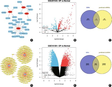 A Hub Genes And Predicted Mirnas B Volcano Map Of Differentially Download Scientific