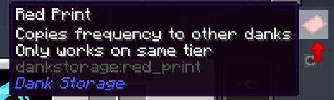 Add Recipe For Red Print Dank Storage Mod Issue 3064 FTBTeam FTB