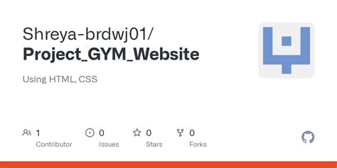 Github Shreya Brdwj01projectgymwebsite Using Html Css