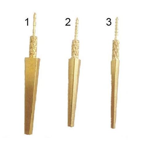 Swordfish Brass Dowel Pins With Extended Tips Type 2 Medium 100pk