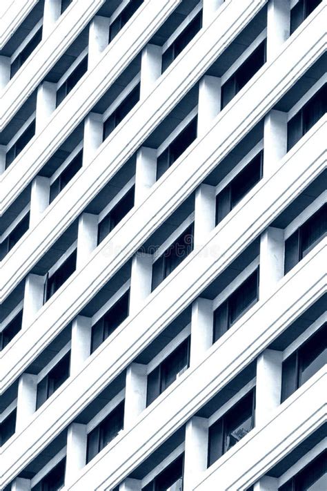 Modern Office Building Exterior Abstract Glass Windows Stock Image