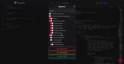 Dashboard Moonveil Docs