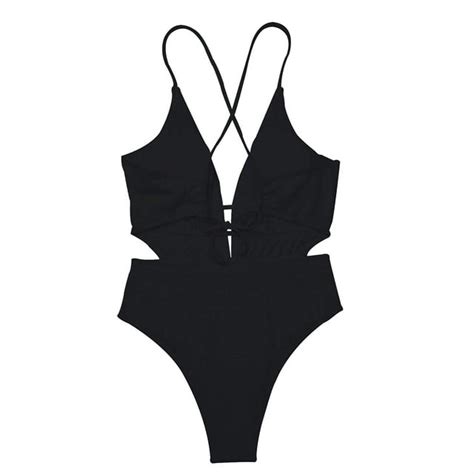 Swimsuit For Women 2024 Pimelu One Piece Swimsuit For Women Monokini Bathing Suit For Women Sexy