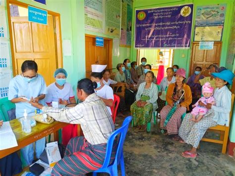 မင်းလှမြို့တွင် ပြည်သူ့ကျန်းမာရေးစောင့်ရှောက်မှုလုပ်ငန်းများ ကွင်းဆင