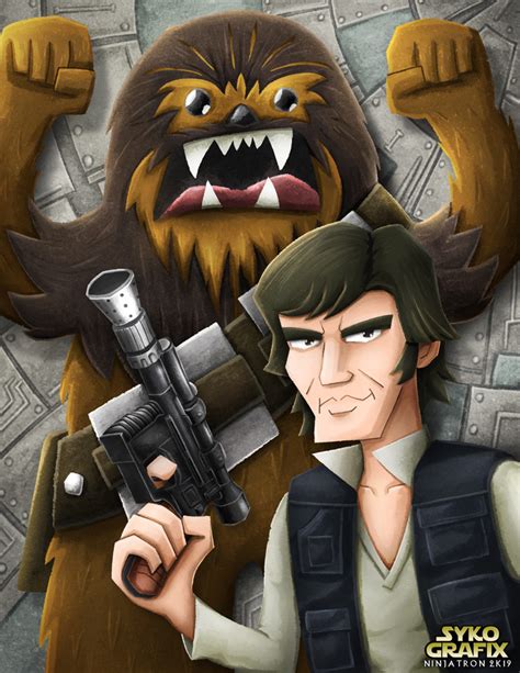 Han And Chewie By Ninjatron On Newgrounds