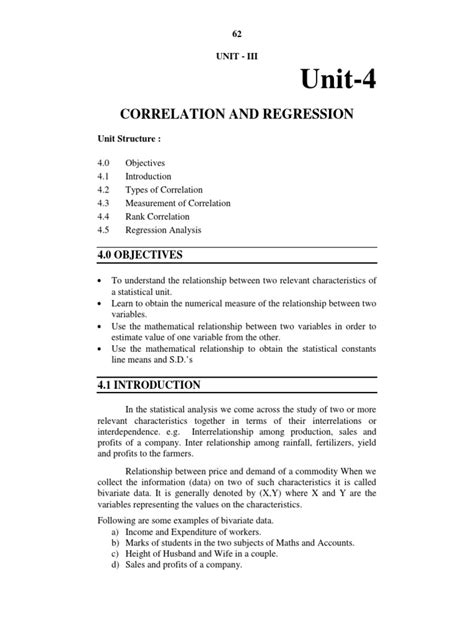 correlation and regression pdf regression analysis statistics