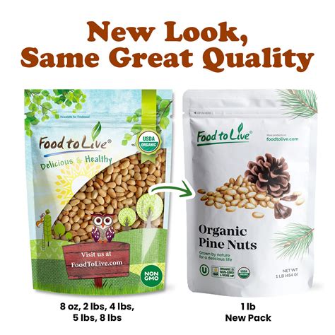 Organic Dry Roasted Pine Nuts With Himalayan Salt Buy In Bulk From Food