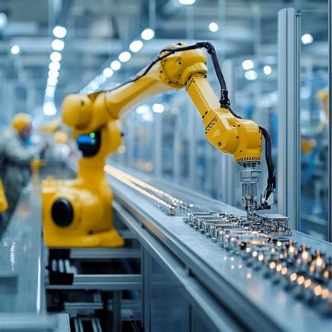 Free Automated Assembly Line Photo Robot Automation Industry