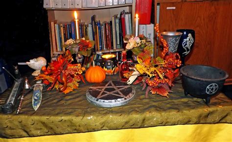 The Wiccan Life Our Samhain Altar