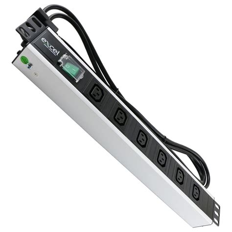 Buy Excel 6 Way Horizontal C13 Socket C20 Pl Comms Express