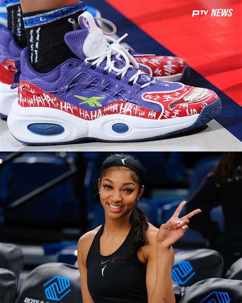 Angel Reese Wore Joker Themed Reebok Solution Custom Shoes During Today