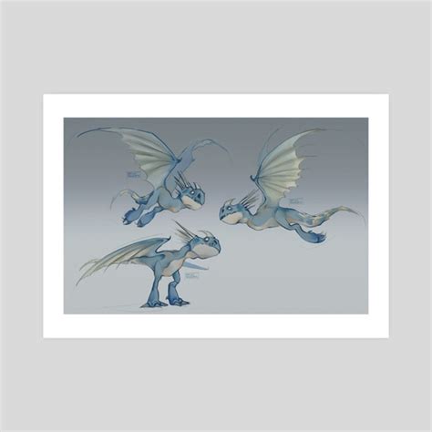 Deadly Nadder An Art Print By Shellysketches Inprnt