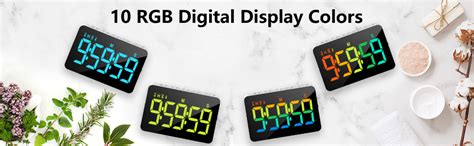 2 Packs Rechargeable Timers，digital Kitchen Timer With 10