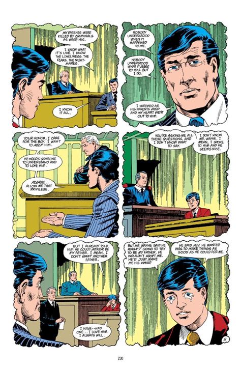 Comic Excerpt Why Bruce Wayne Didnt Adopt Dick Grayson Batman 439