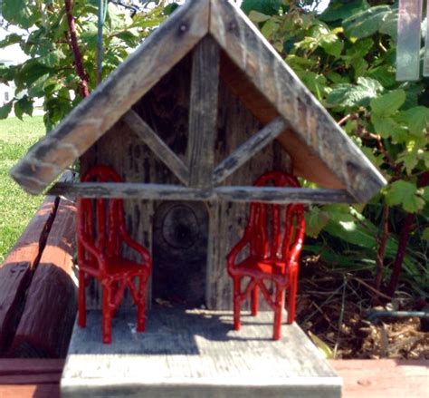 Cabin In The Raspberry Patch Fairy Garden Bird House Outdoor Decor