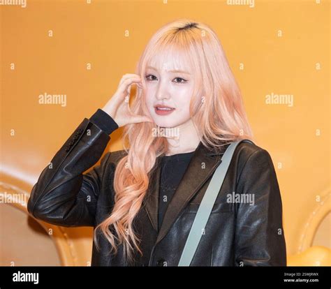 Seoul South Korea 21st Feb 2025 South Korean Singer Liz Member Of