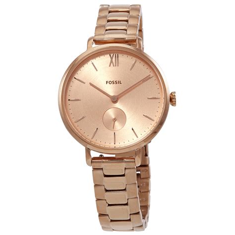 Fossil Kalya Quartz Rose Dial Ladies Watch Es4571 796483435285