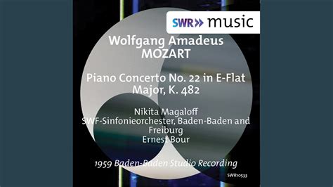 Piano Concerto No 22 In E Flat Major K 482 Ii Andante Youtube Music