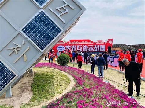 光伏 农业 旅游践行双碳行动助力乡村振兴 4月28日上午 特变电工 新能源建设的衡水市冀州区120MWP农光互补项目并网运行暨
