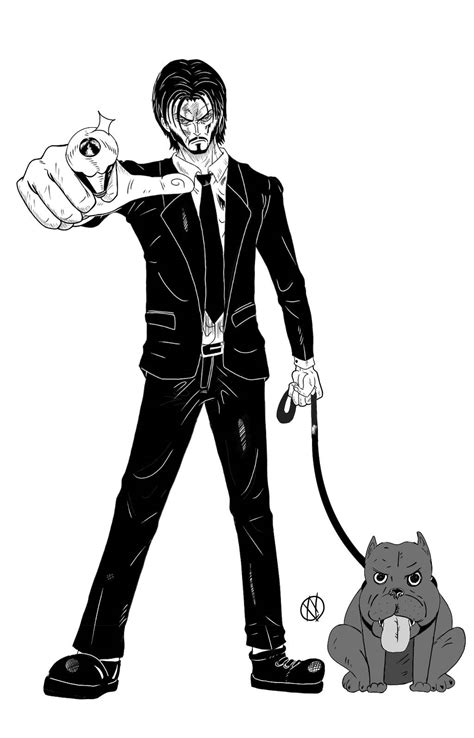 John Wick X One Piece Scrolller
