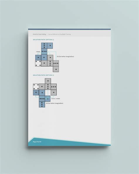 Hints For Cube Folding Test For Pilots Easyflight Training