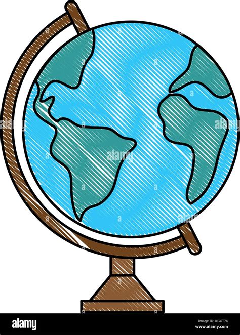 World Planet Earth Icon Vector Illustration Design Stock Vector Image