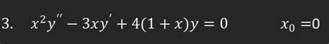 Solved Solve The Following Diferential Equation For The Chegg