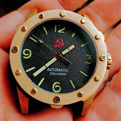 Men-s-Bronze-Watch-Pt5000-Sw200-Movement-Automatic-Mechanical-Movement ...