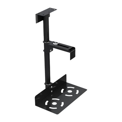PETSOLA CPU Under Desk Mount Bracket Computer CPU Stand Wall Mount Host Stand Easy To Install