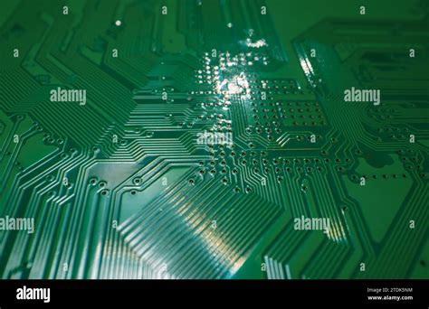 Semiconductors Chip Technology Background High Tech Electronic Circuit Board Background Close