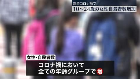 10～24歳の女性自殺者数、新型コロナ禍で増加 男性に有意な変化見られず 2023年6月22日掲載 ライブドアニュース