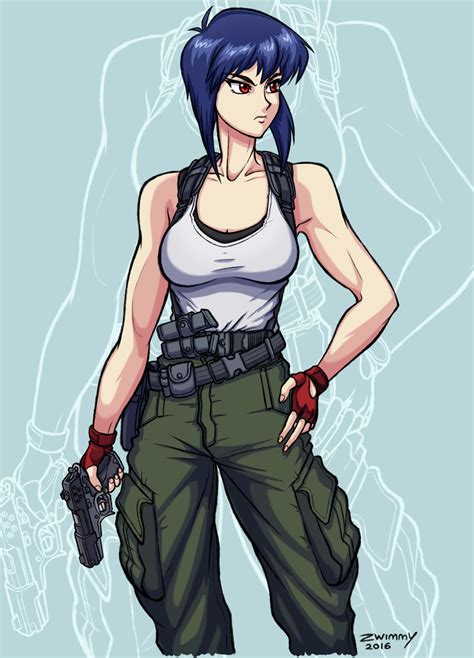 Major Kusanagi By Zwimmy On Newgrounds