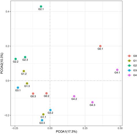 Pcoa Analysis Note 1 2 And 3 After The Sample Numbers Represent