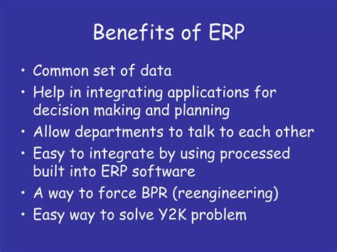 Introduction To Erp PPT