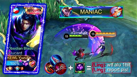 WTF DAMAGE BEST ALUCARD 1 HIT BUILD EMBLEM FOR NEW UPDATE