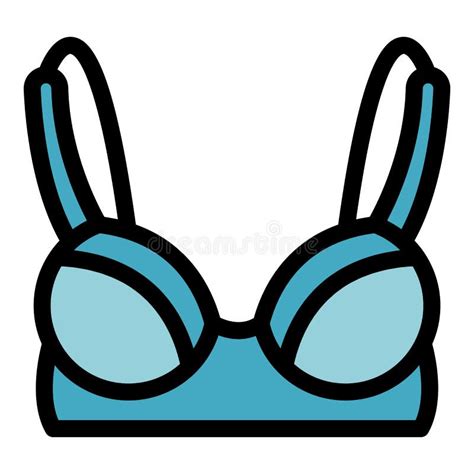 Bra Icon Color Outline Vector Stock Vector Illustration Of Logo