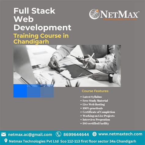 6 Months Industrial Training In Web Development By Netmaxtechnologies Medium